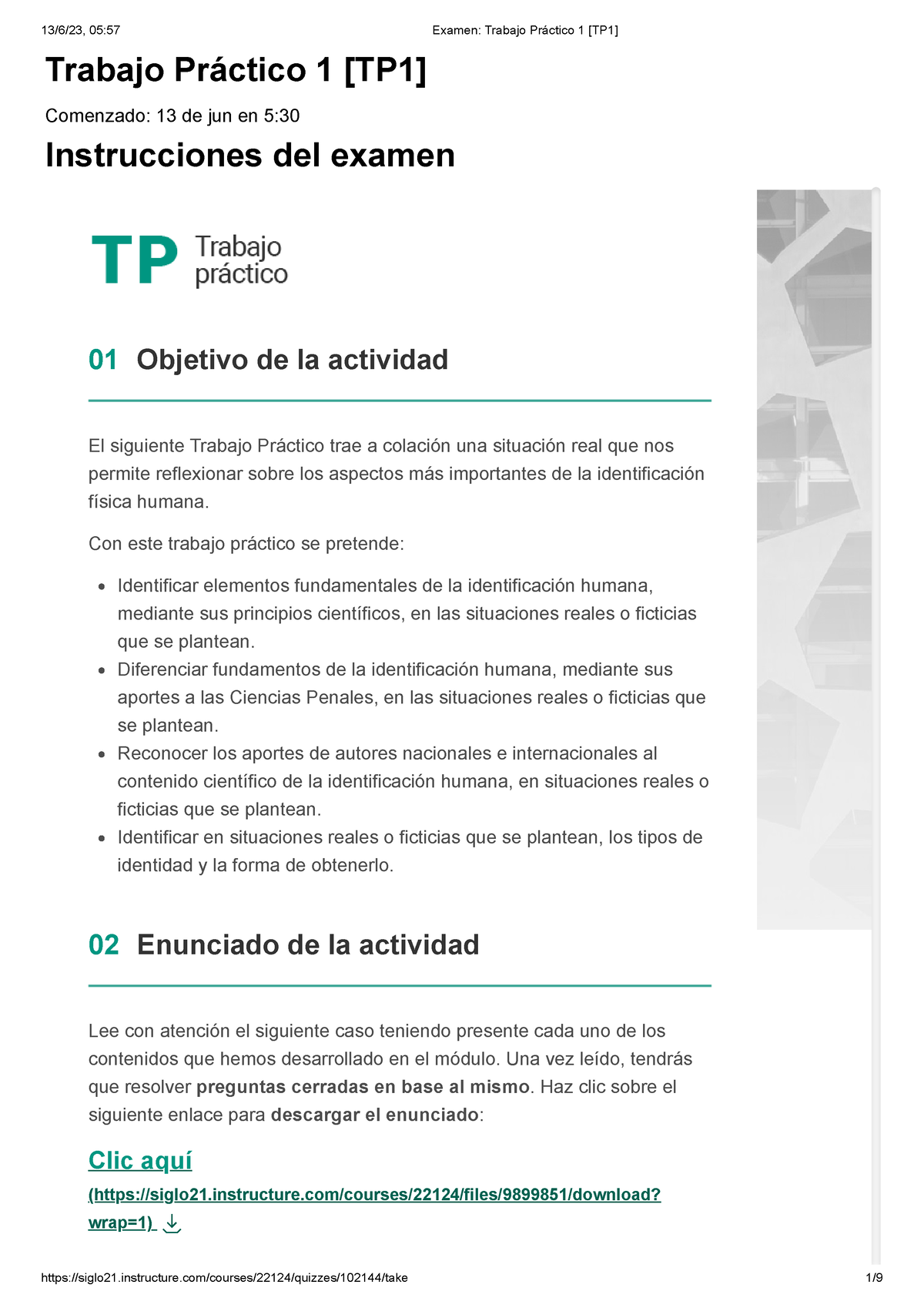 Examen Trabajo Práctico 1 Tp1 90 Trabajo Práctico 1 Tp1