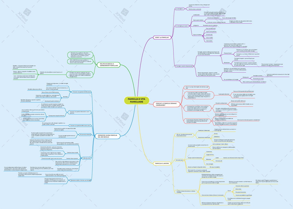 Mappa Cap 12 Libro Progetto Sociologia Famiglia E Vita Famigliare