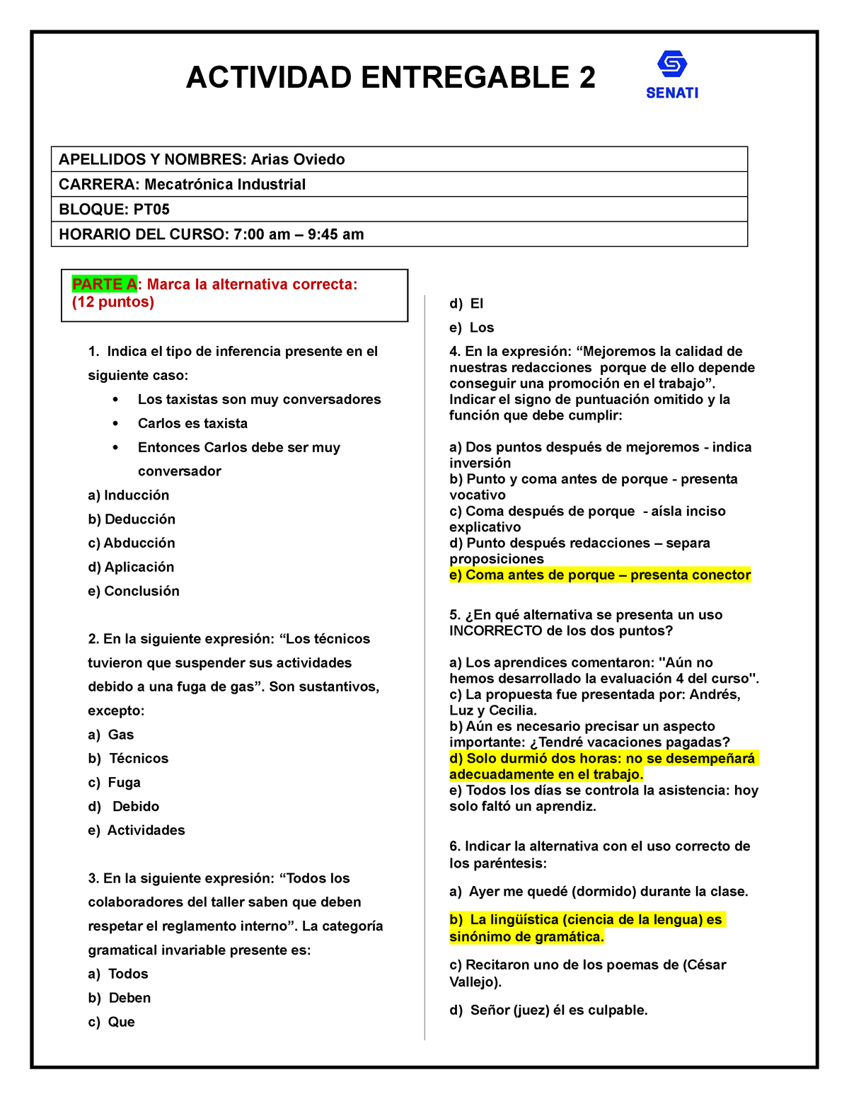 Actividad Entregable 2 Actividad Entregable 2 Indica El Tipo De