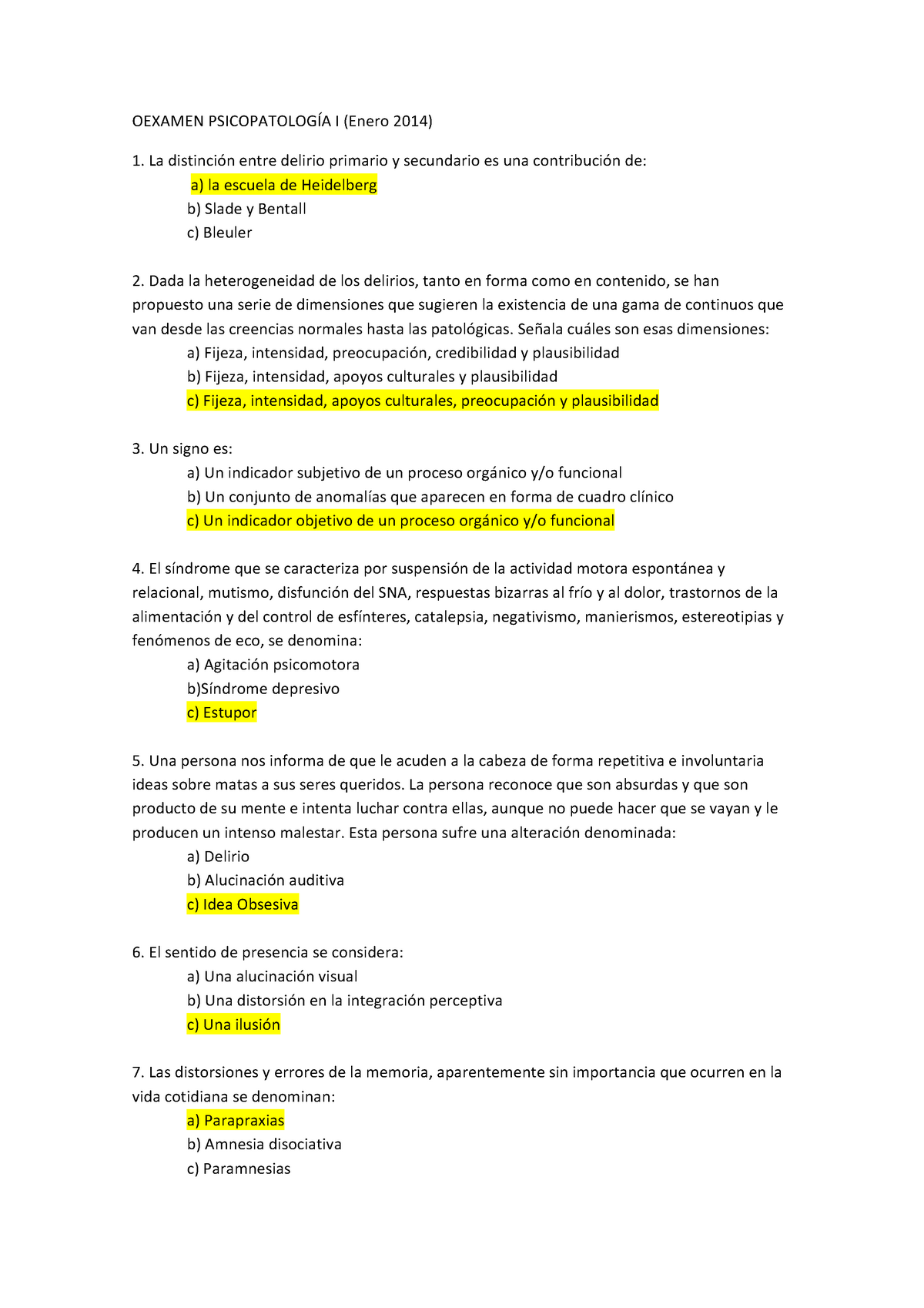 Examen Tipo Test 2016 Preguntas Y Respuestas Oexamen I Enero 2014