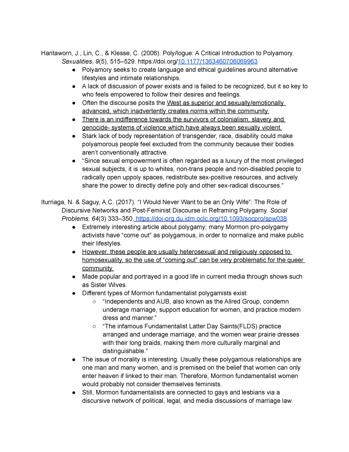 Gender Sex Annotated Bibliography Haritaworn J Lin C And Klesse