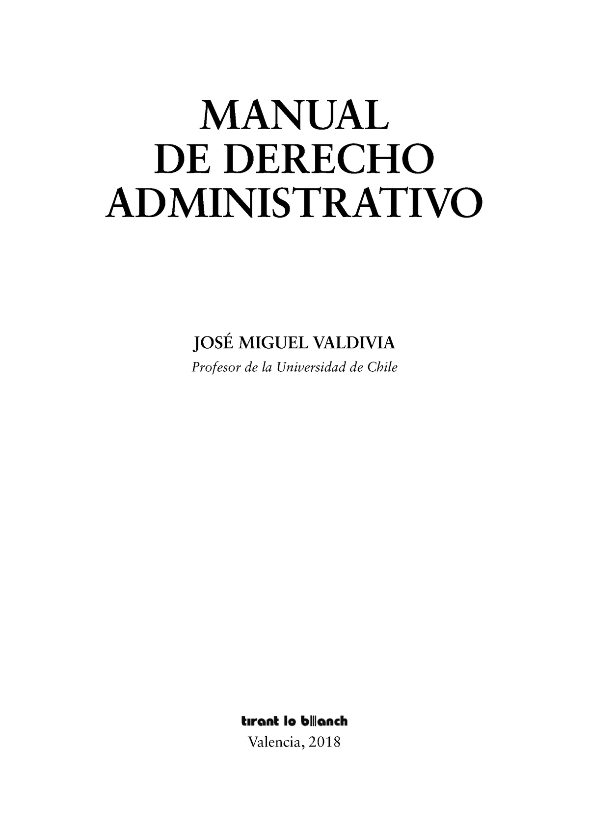 Manual De Derecho Administrativo Manual De Derecho Administrativo