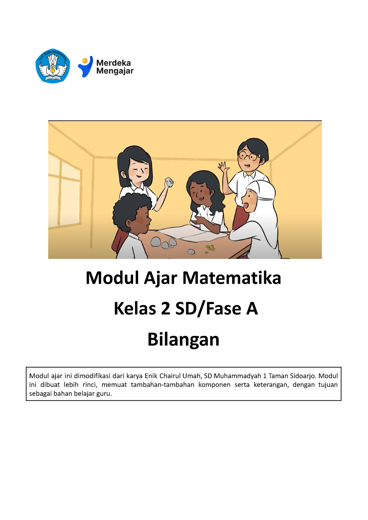 12a Modul Ajar Matematika Fase A Kelas 2 Modul Ajar Matematika