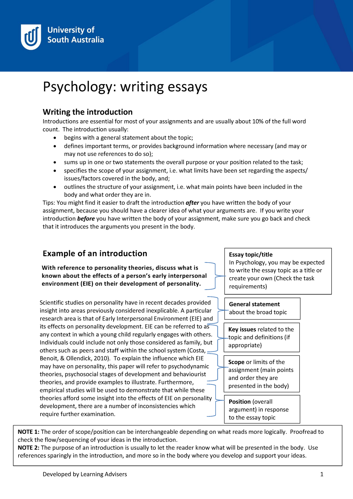 Psychology Example Essay April 2016 V2 Psychology Writing Essays