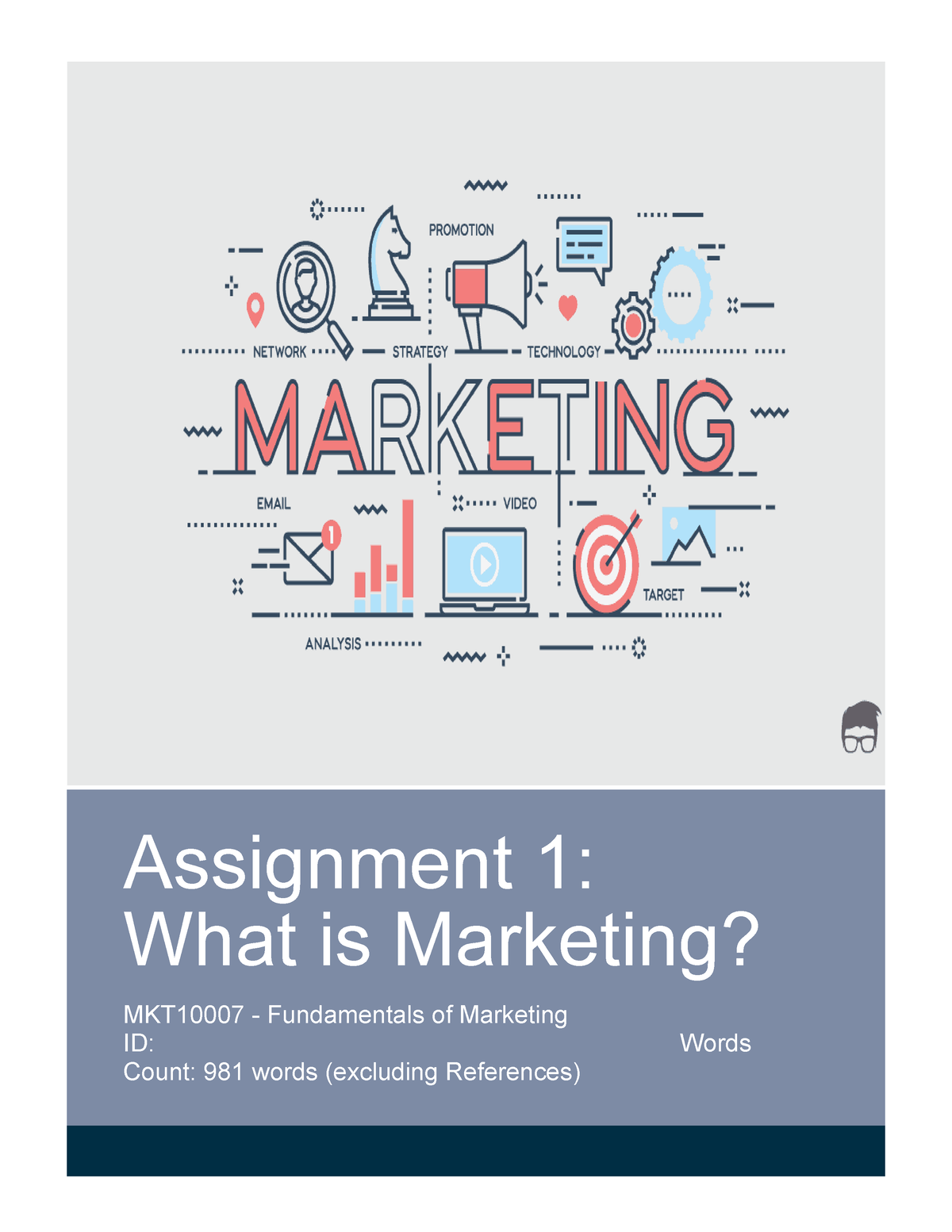 Assignment 1 What Is Marketing Assignment 1 What Is Marketing