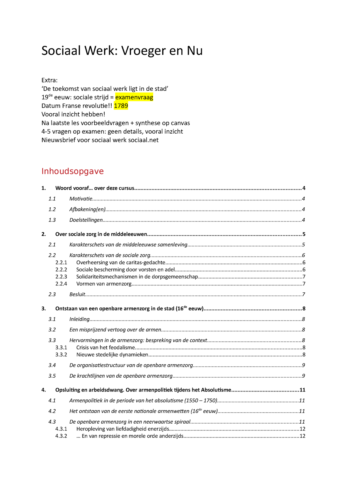 Sociaal Werk Vroeger En Nu Sociaal Werk Vroeger En Nu Extra ‘de