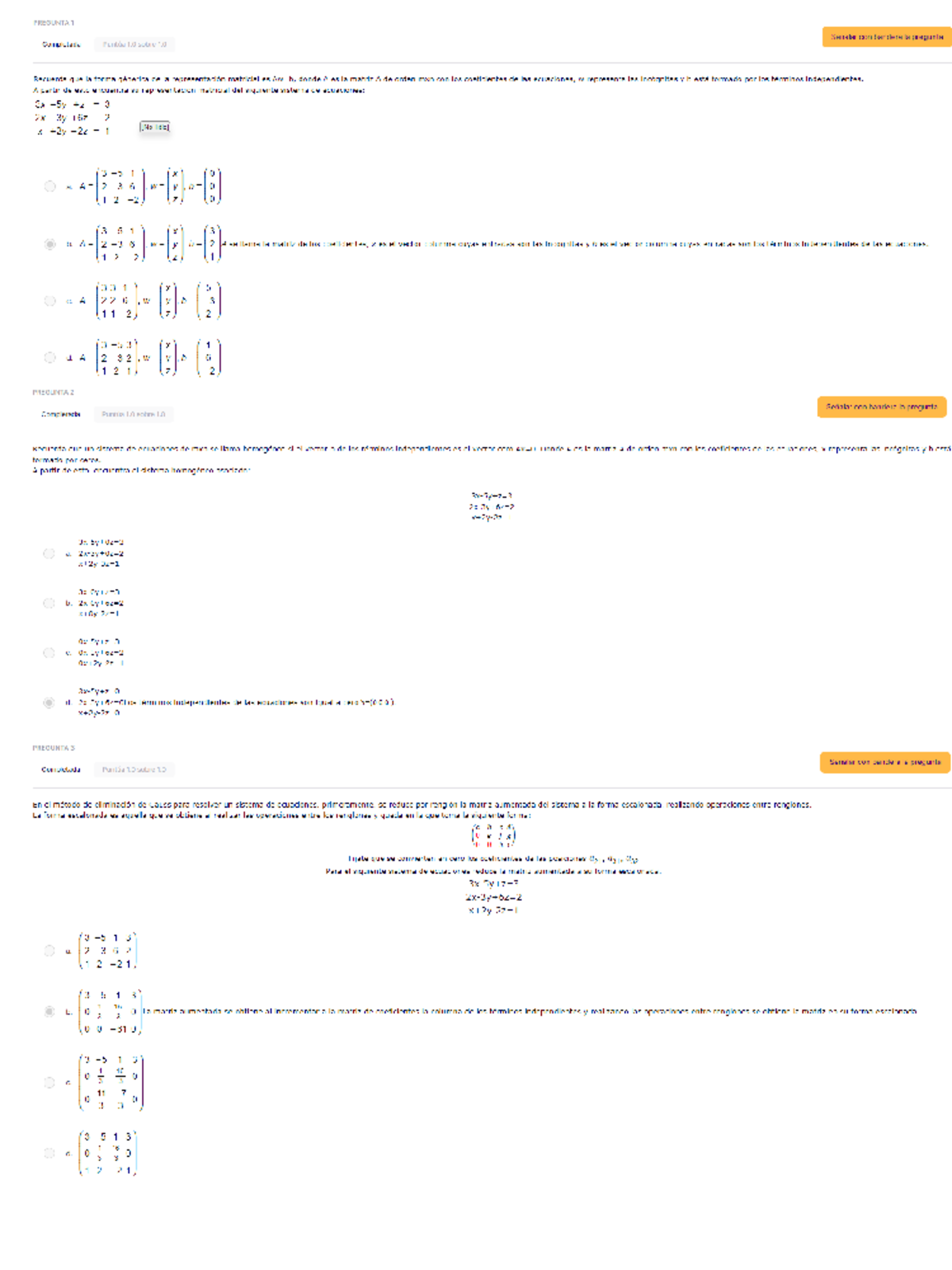 Álgebra Lineal Puntos Extra Autocalificable 2 Algebra Lineal Studocu