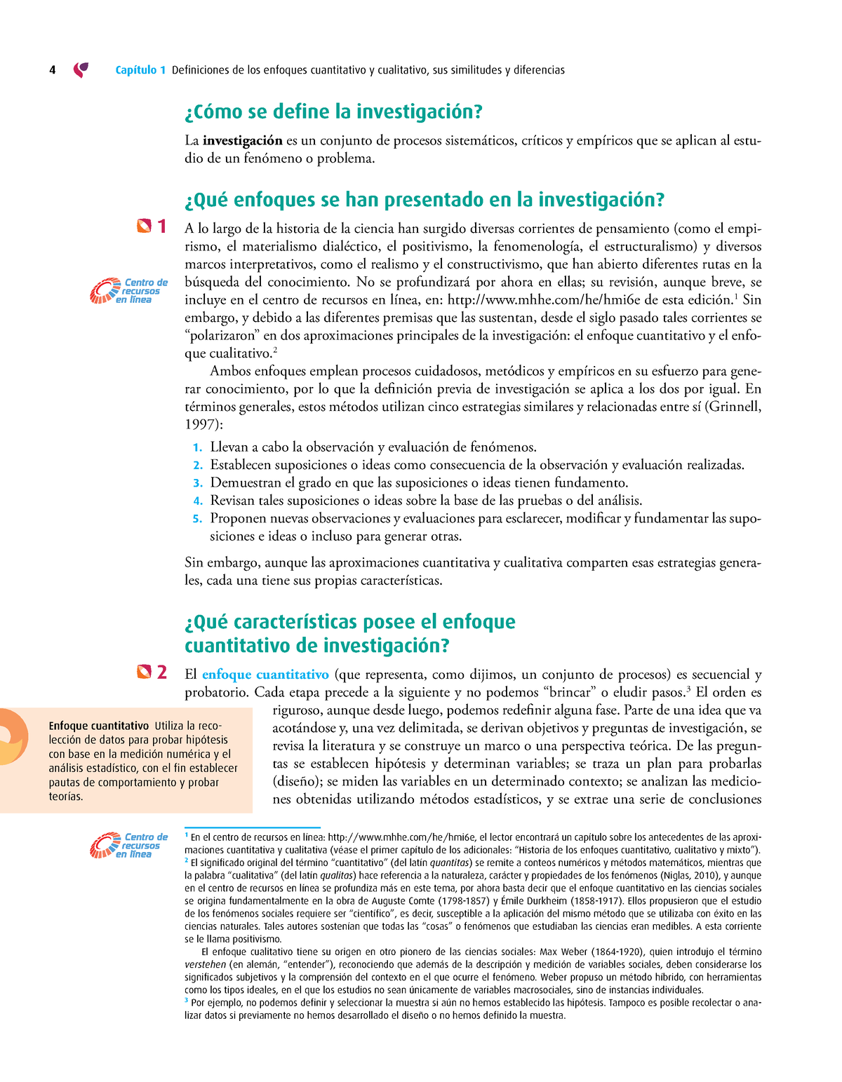 Metodologia De La Investigacion 36 51 4 Capítulo 1 Definiciones De