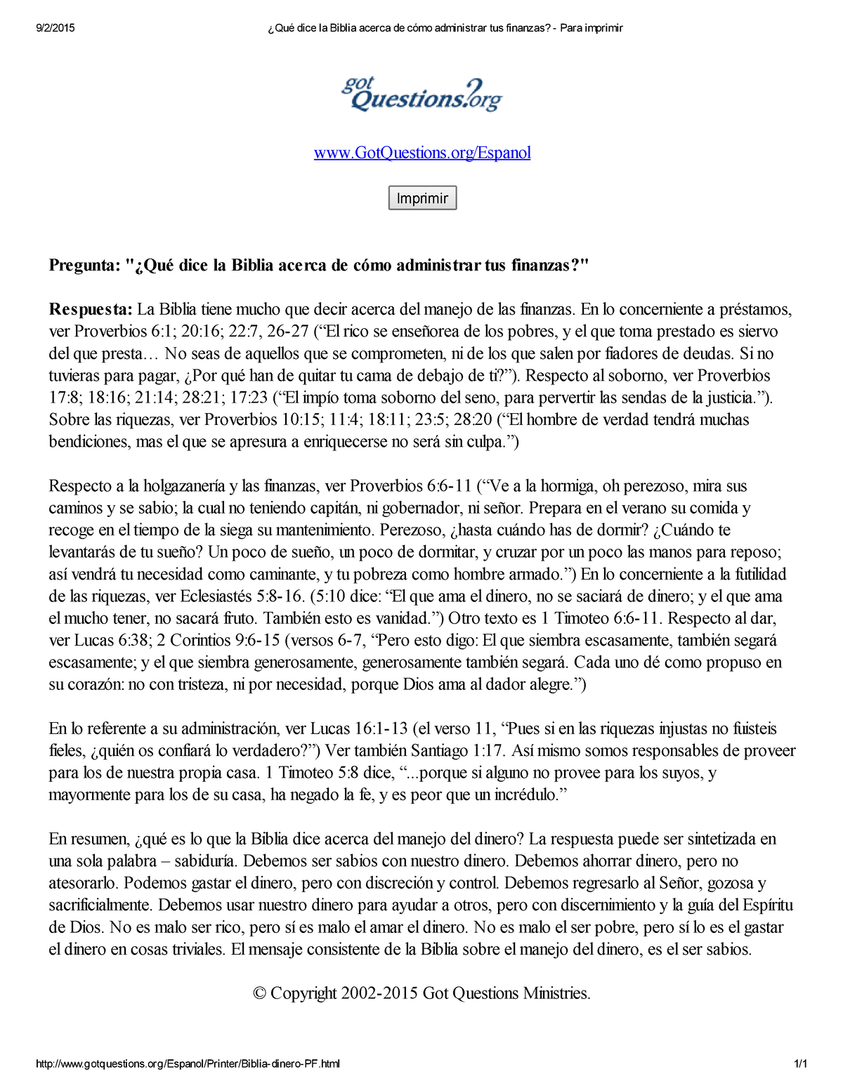 ¿qué Dice La Biblia Acerca De Cómo Administrar Tus Finanzas Para