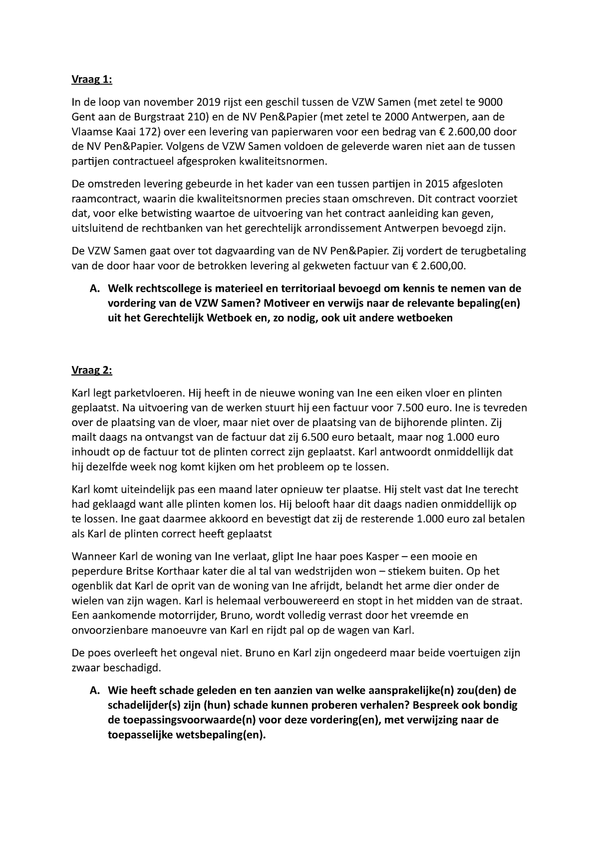 Stappenplan Lezen Van Een Vraag Met Voorbeeldvragen G