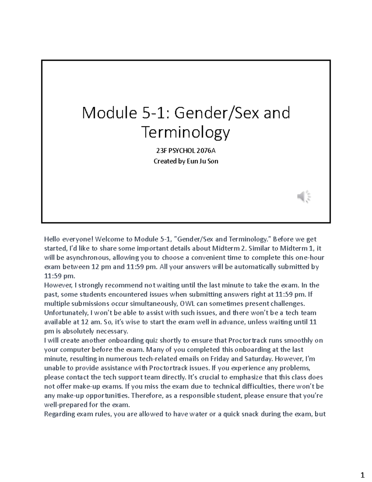 5 1slidenotes Professors Transcript And Powerpoint For Module 5