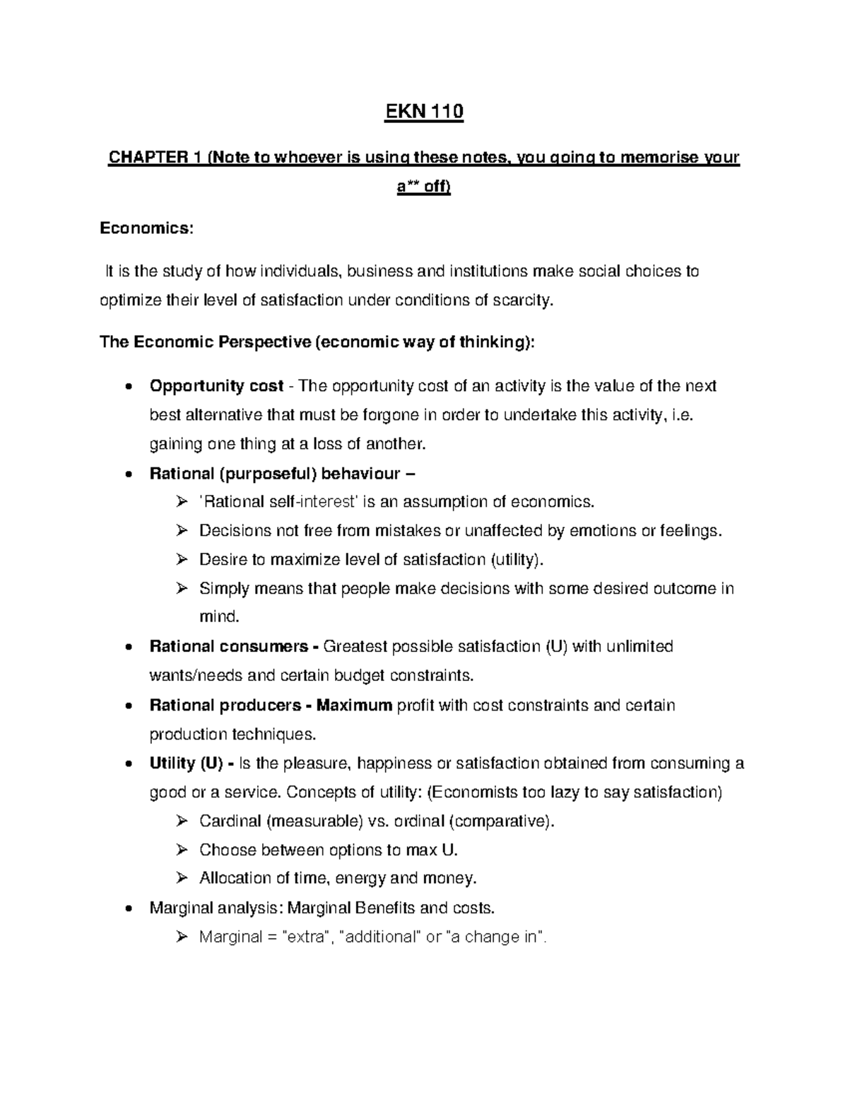 Ch 1 4 Summaries Warning Tt Undefined Function 32 Ekn 110 Chapter