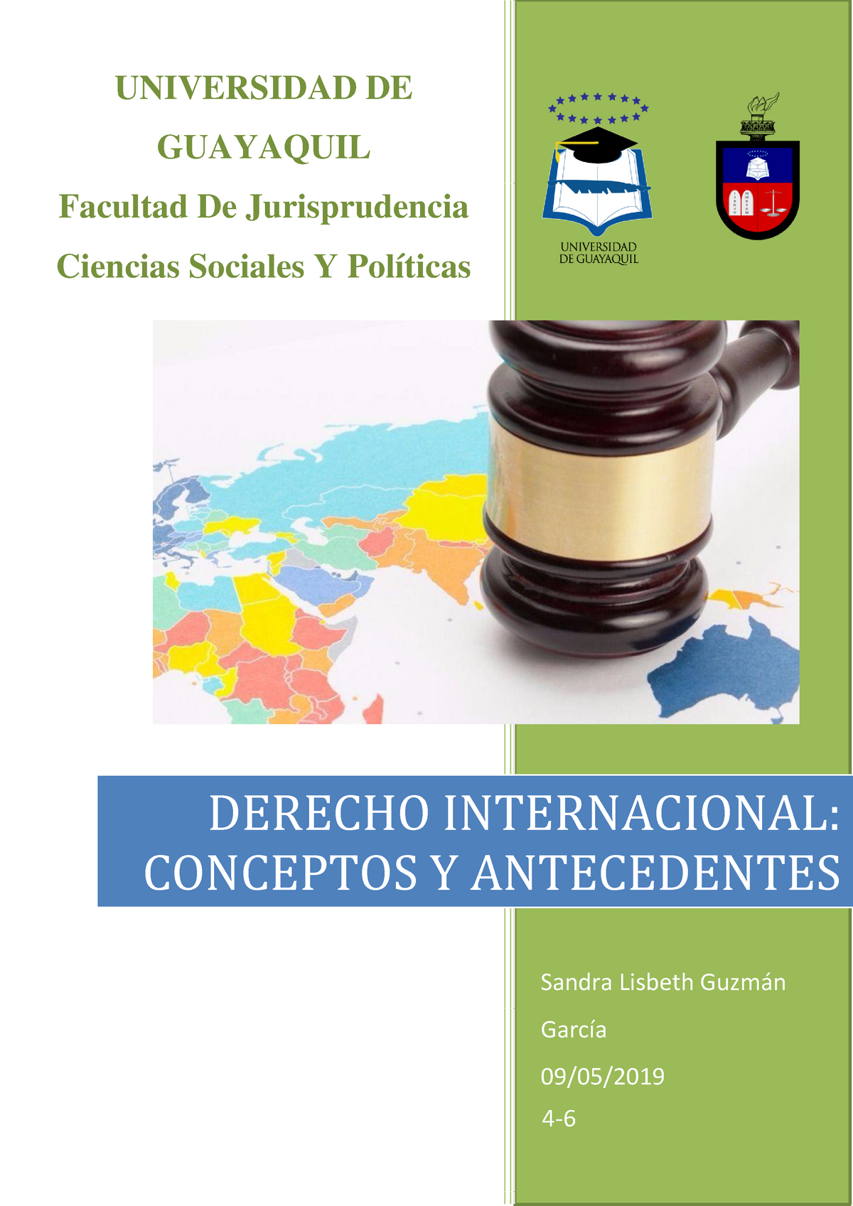 Derecho Internacional Concepto Y Antecedentes Universidad De