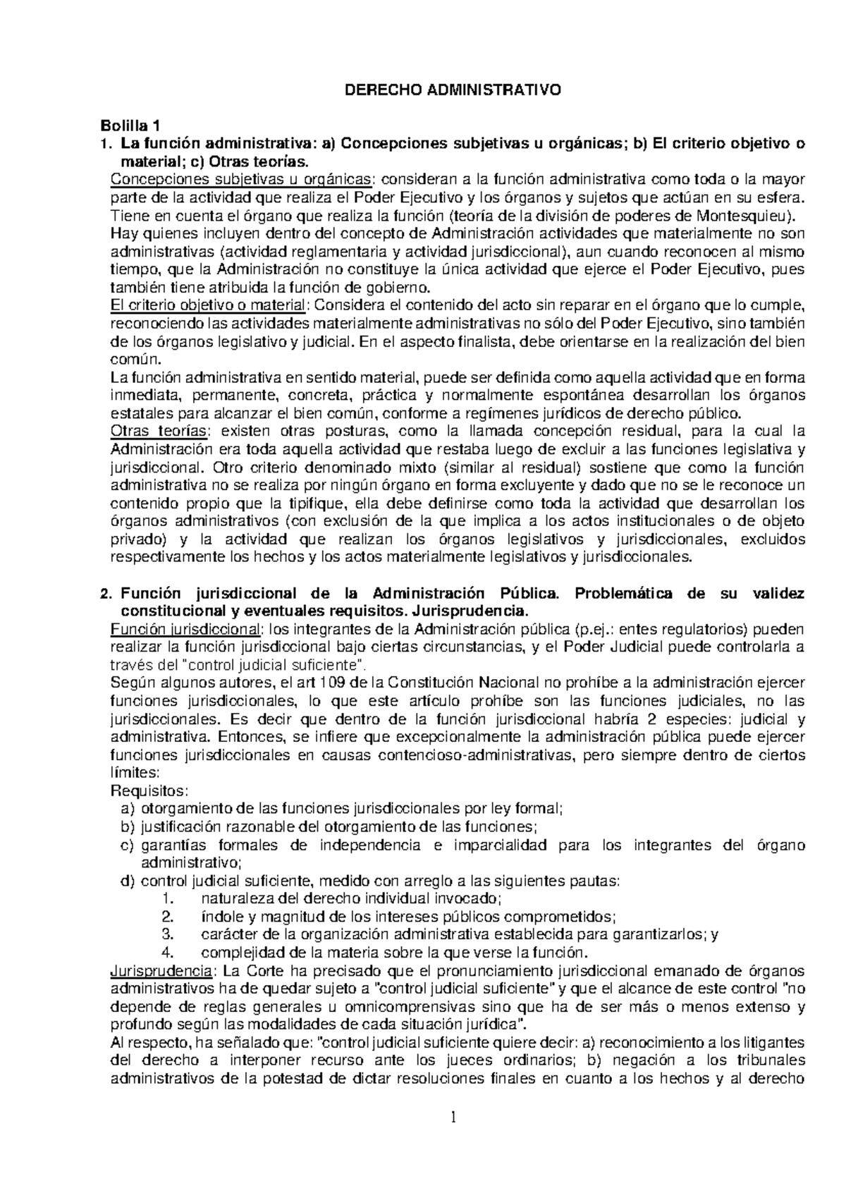 Resumen Para Final De Derecho Adminsitrativo Pdf Derecho