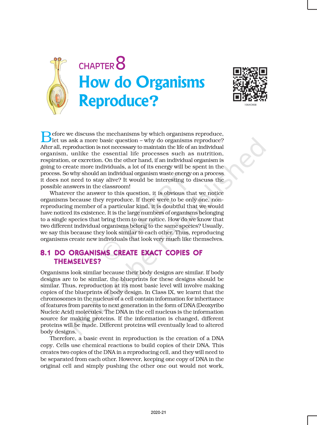 Class 10 Biology Practice Material Useful For All Students How Do