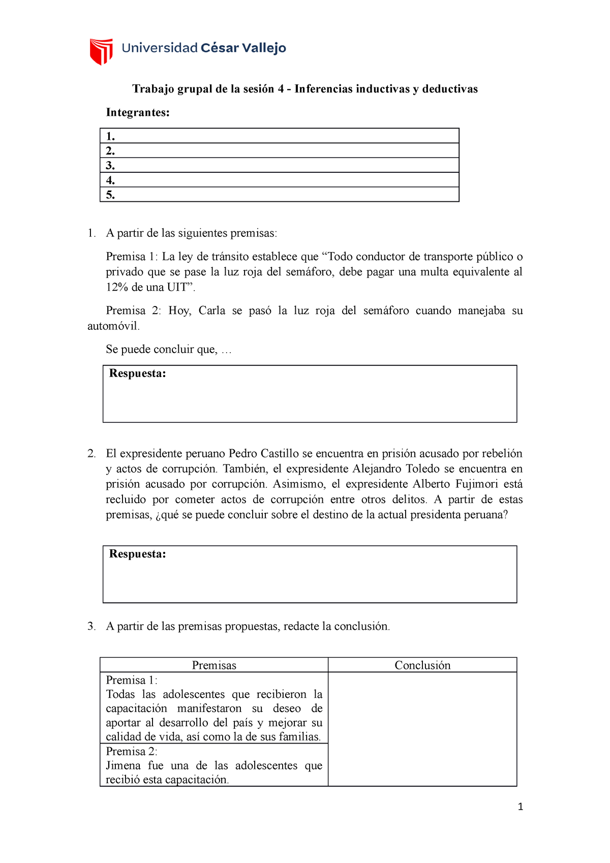 Trabajo Grupal Sesión 4 Inferencias Inductivas Y Deductivas 2023 1