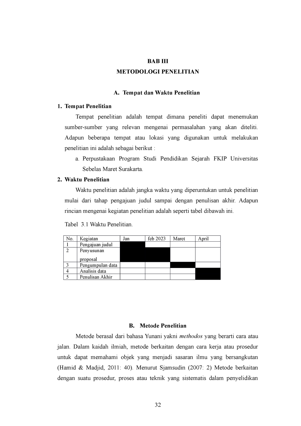 Bab Iii Materi Bab Iii Metodologi Penelitian A Tempat Dan Waktu