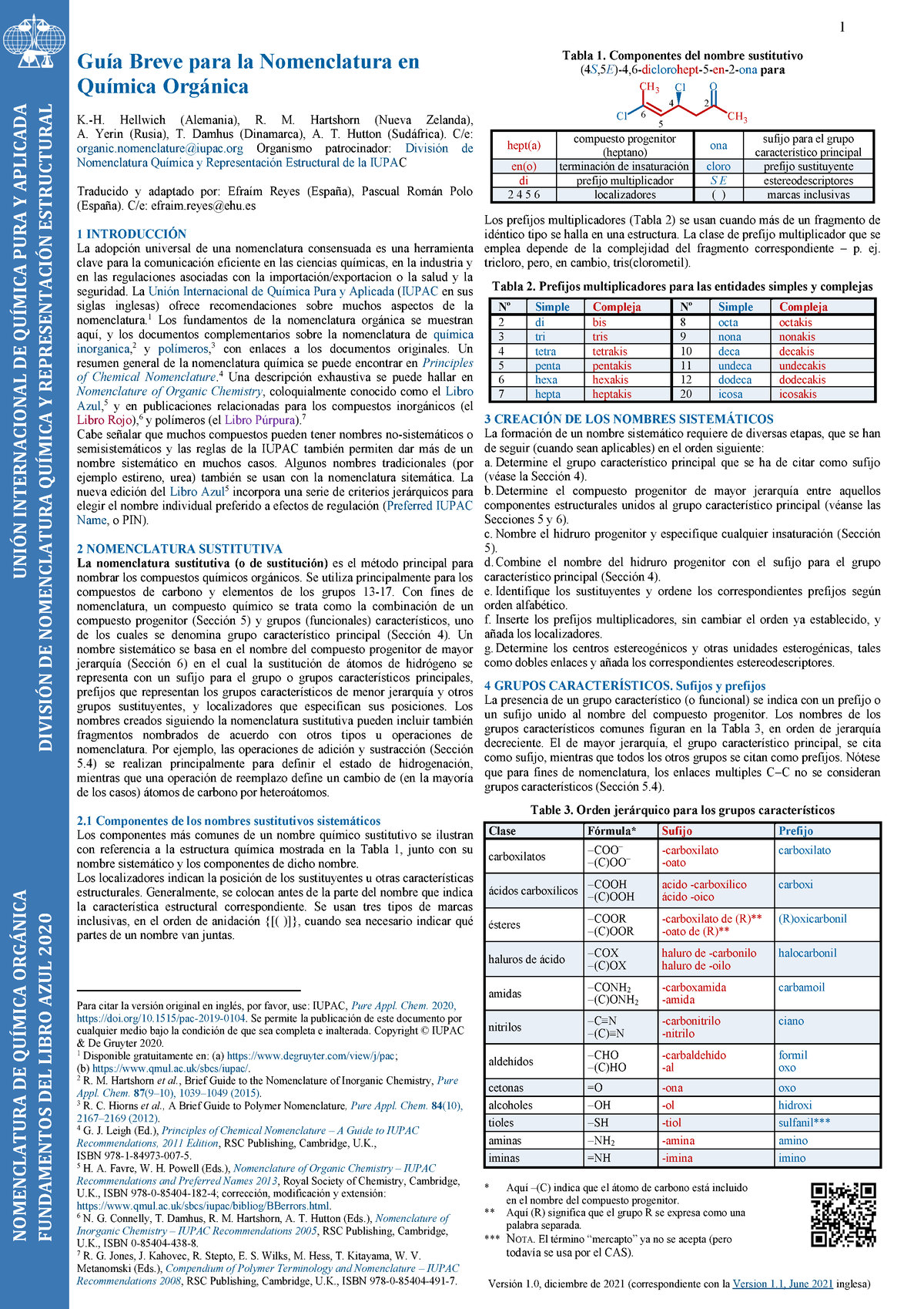 Guía Quimica Orgánica Y Analítica Segundo Trimestre Medicina 1 Tabla