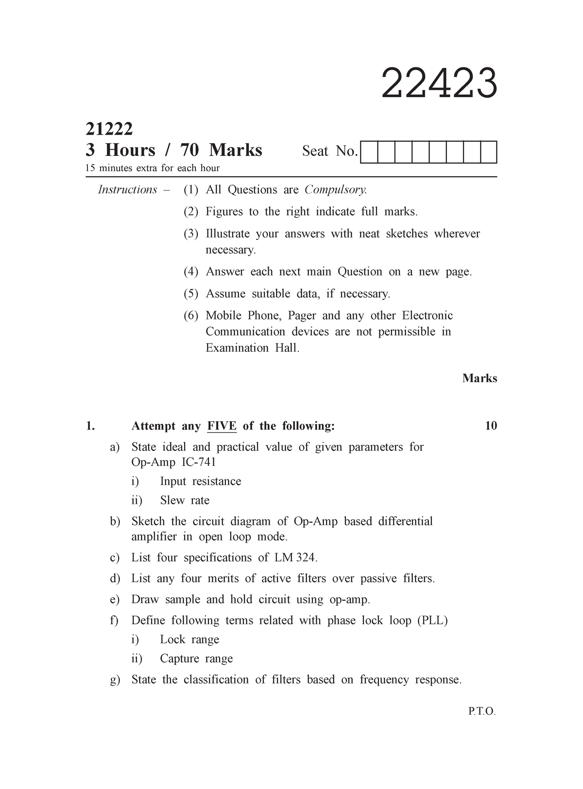 22423 2022 Summer Question Paper Msbte Study Resources Pt