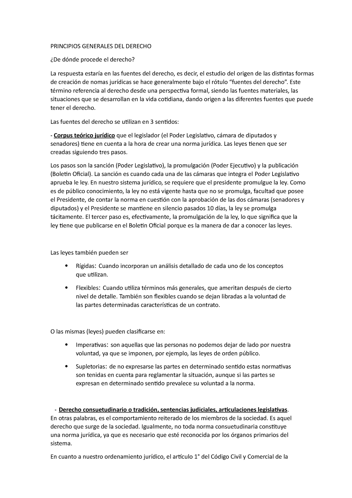 Resumen Modulo 1 Derecho Empresario Principios Generales Del