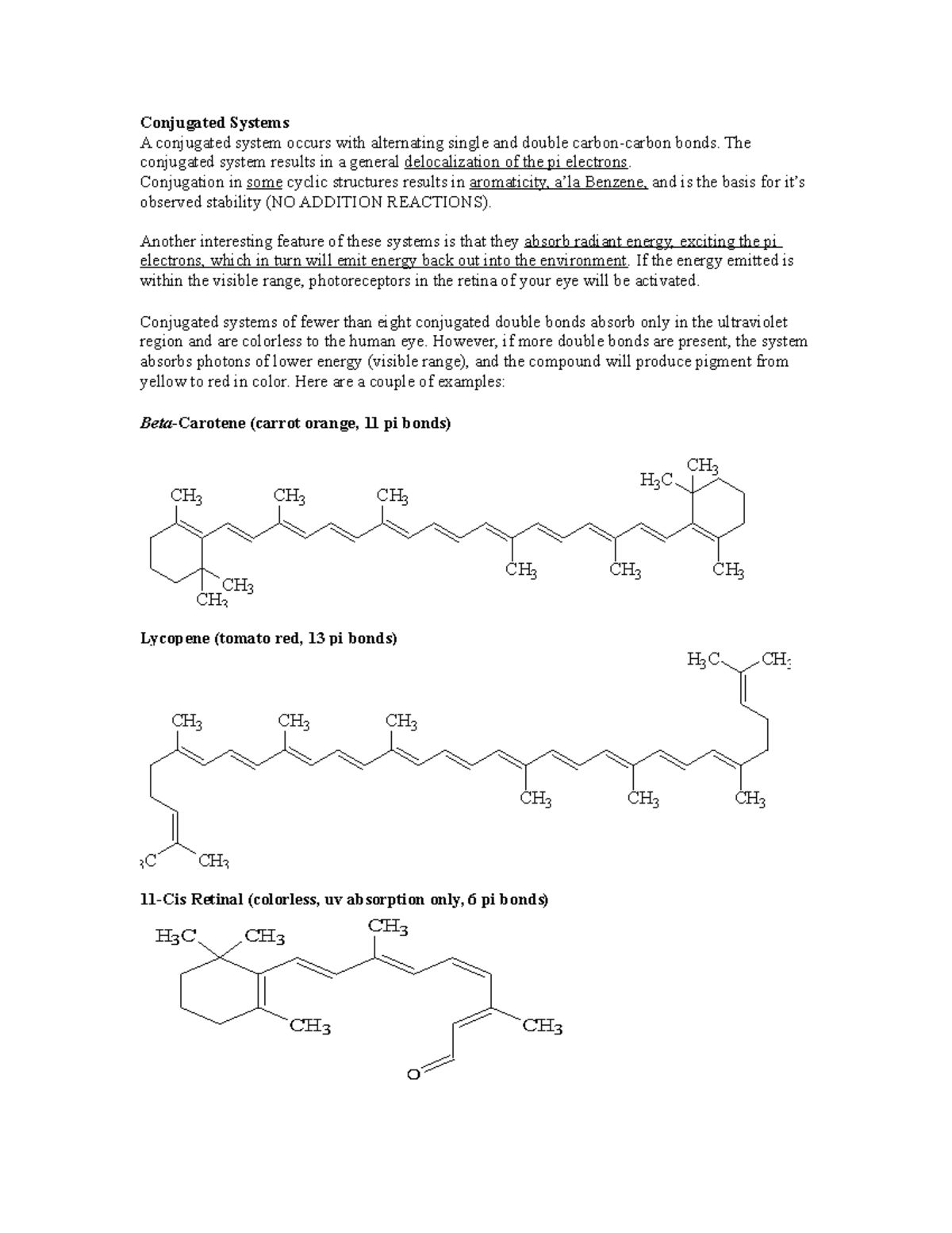 Organic Chemistry Conjugated Systems Conjugated Systems A Conjugated