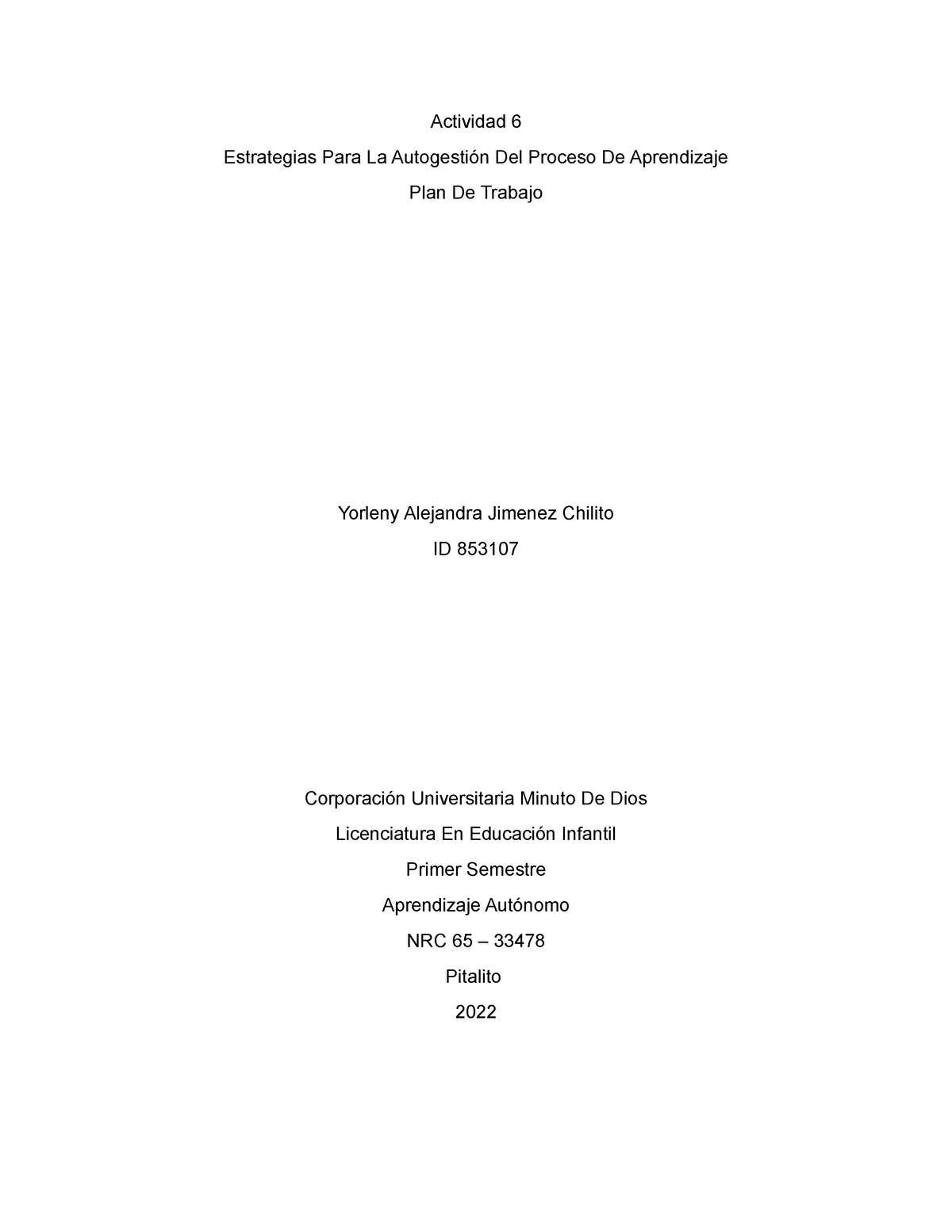 Actividad 6 Estrategias De Autogestion Del Proceso De Aprendizaje 1