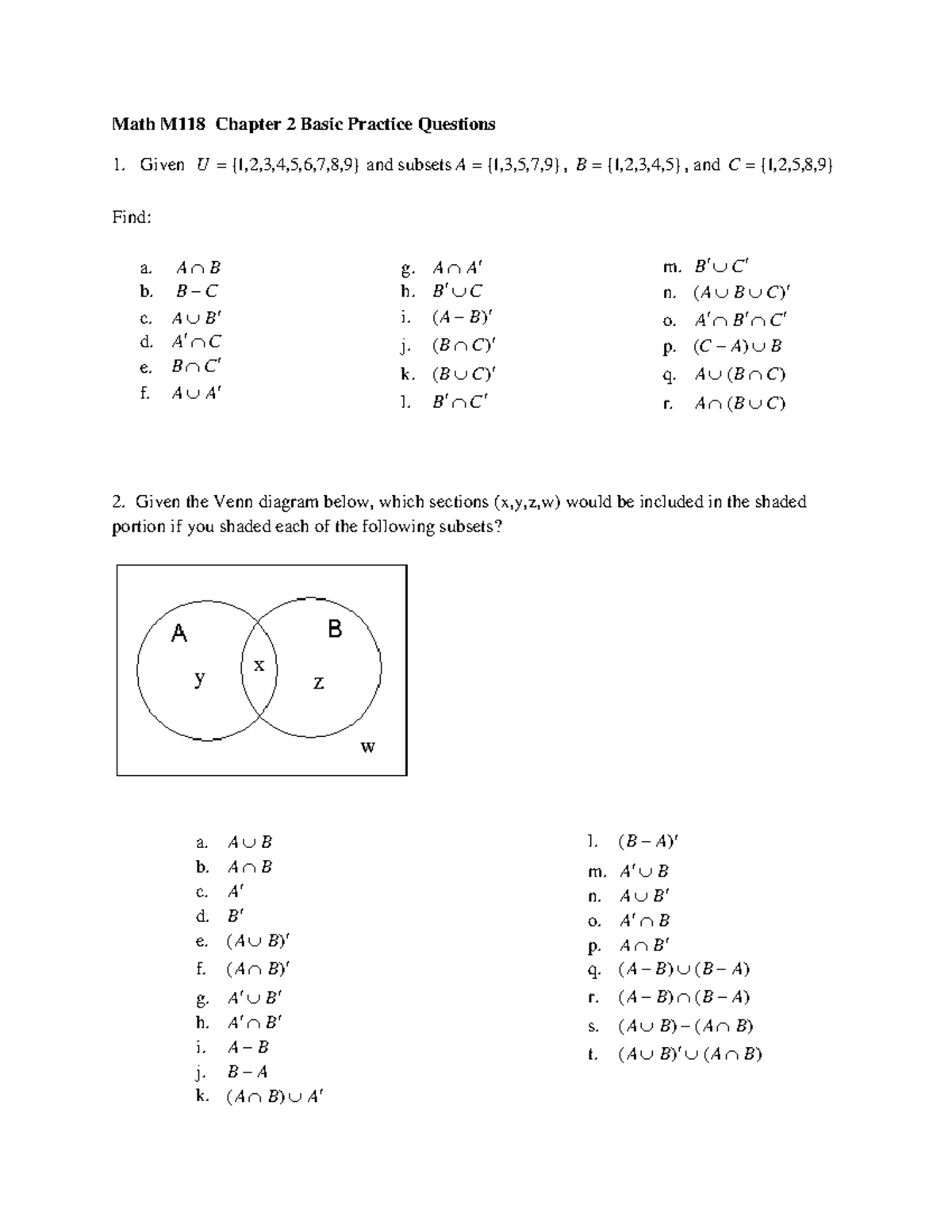 Ch2 Extras Maan Omraan Iupui All Chapter Test Quiz With Solutions