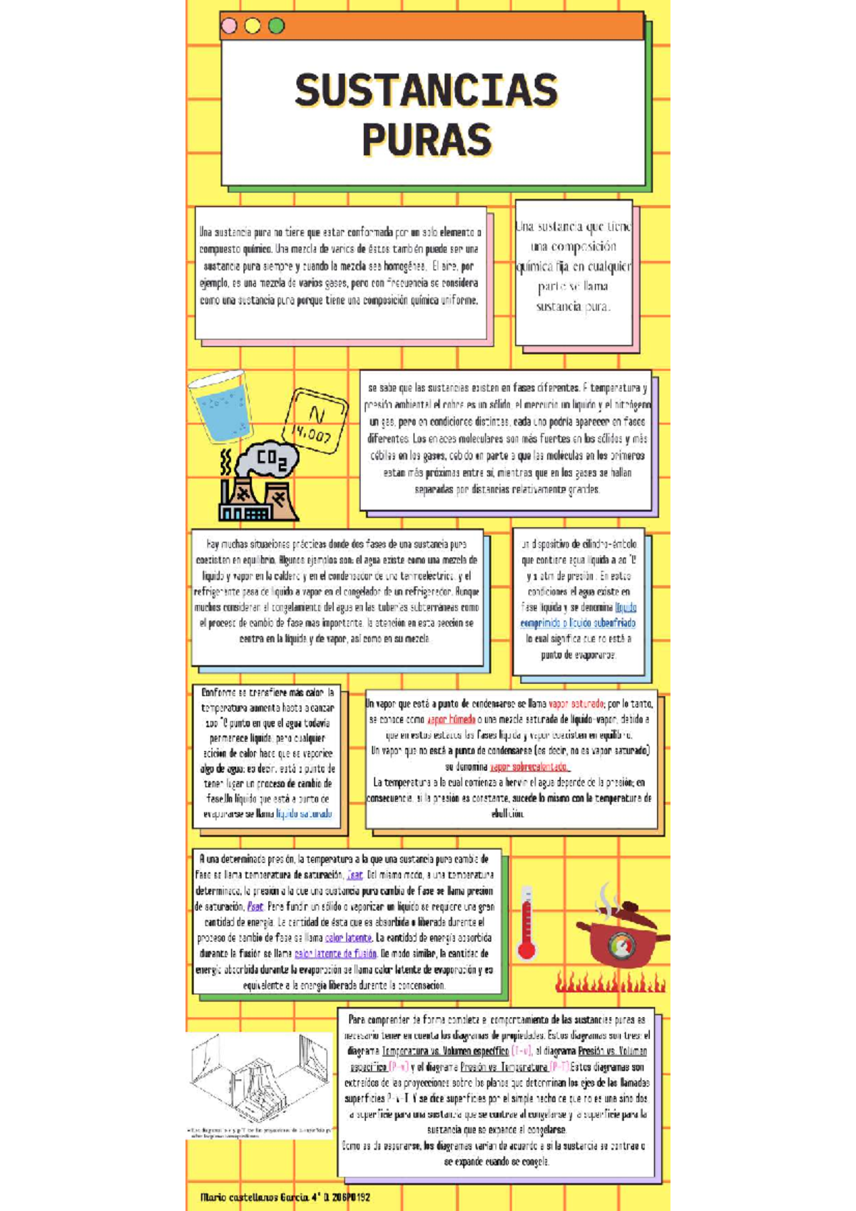 Sustancias Puras Infografia Ingenieria Electromecanica Studocu