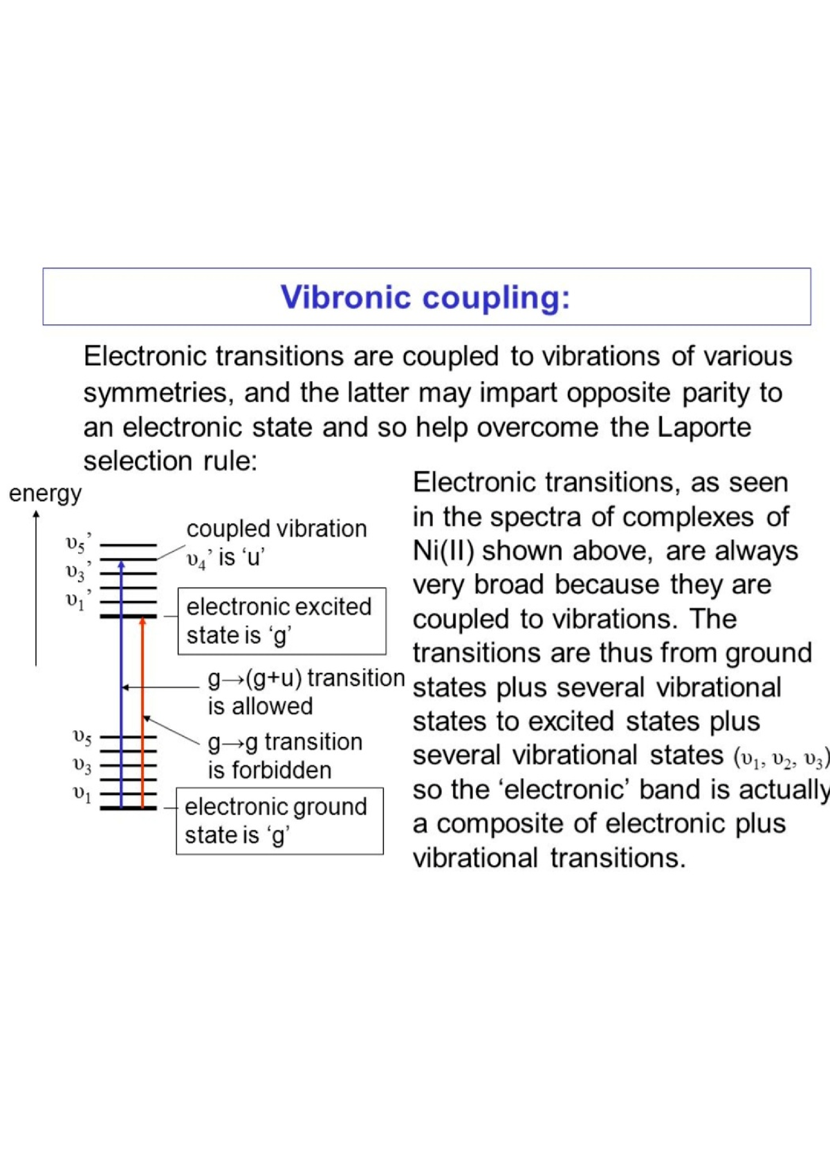 Vibronic Coupling 1 Notes Physical Chemistry Iv Studocu