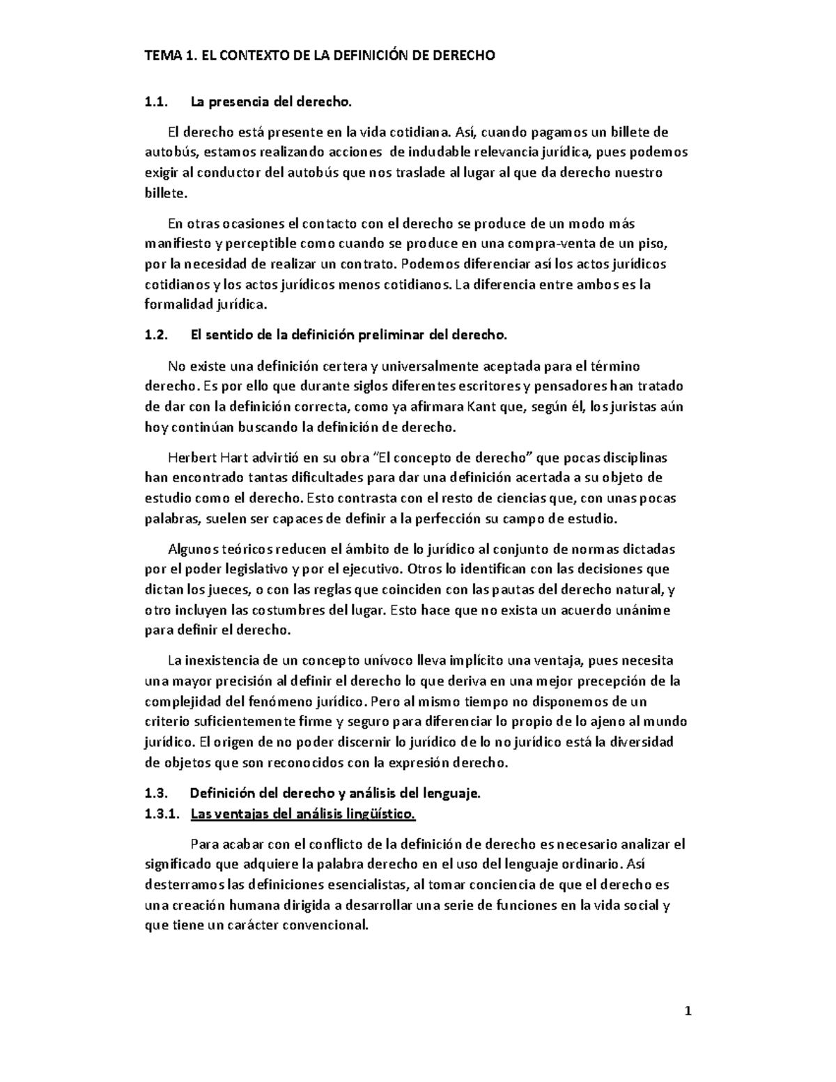 Apuntes Lecciones 1 18 Tema 1 El Contexto De La De Derecho 1 La