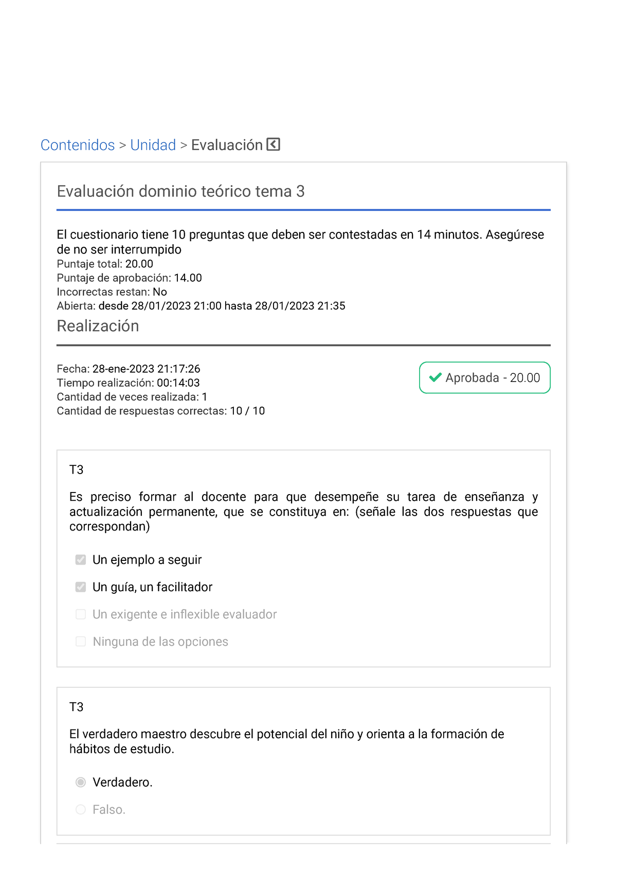 Sistema Virtual De Educación Metodologia Evaluaciones Contenidos