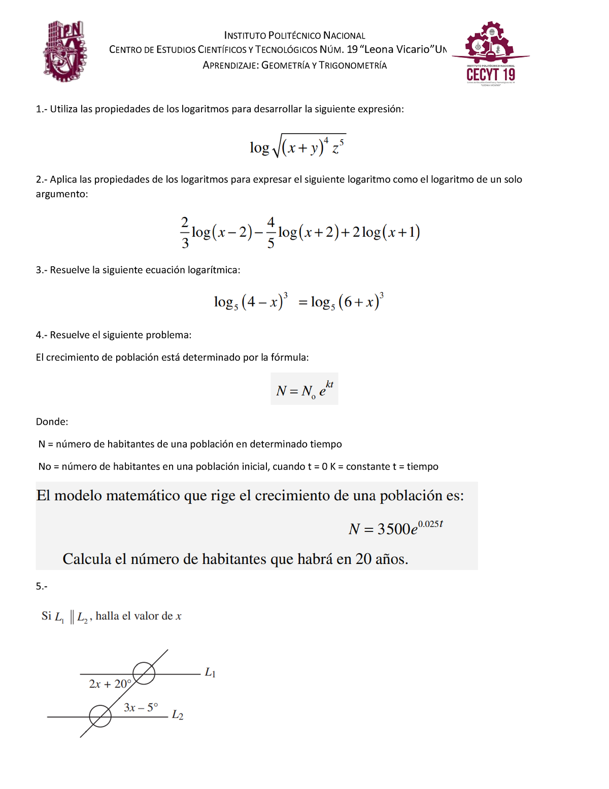 Guía Ets Gy T Guía Ets Geometría Y Trigonometría Ipn Instituto