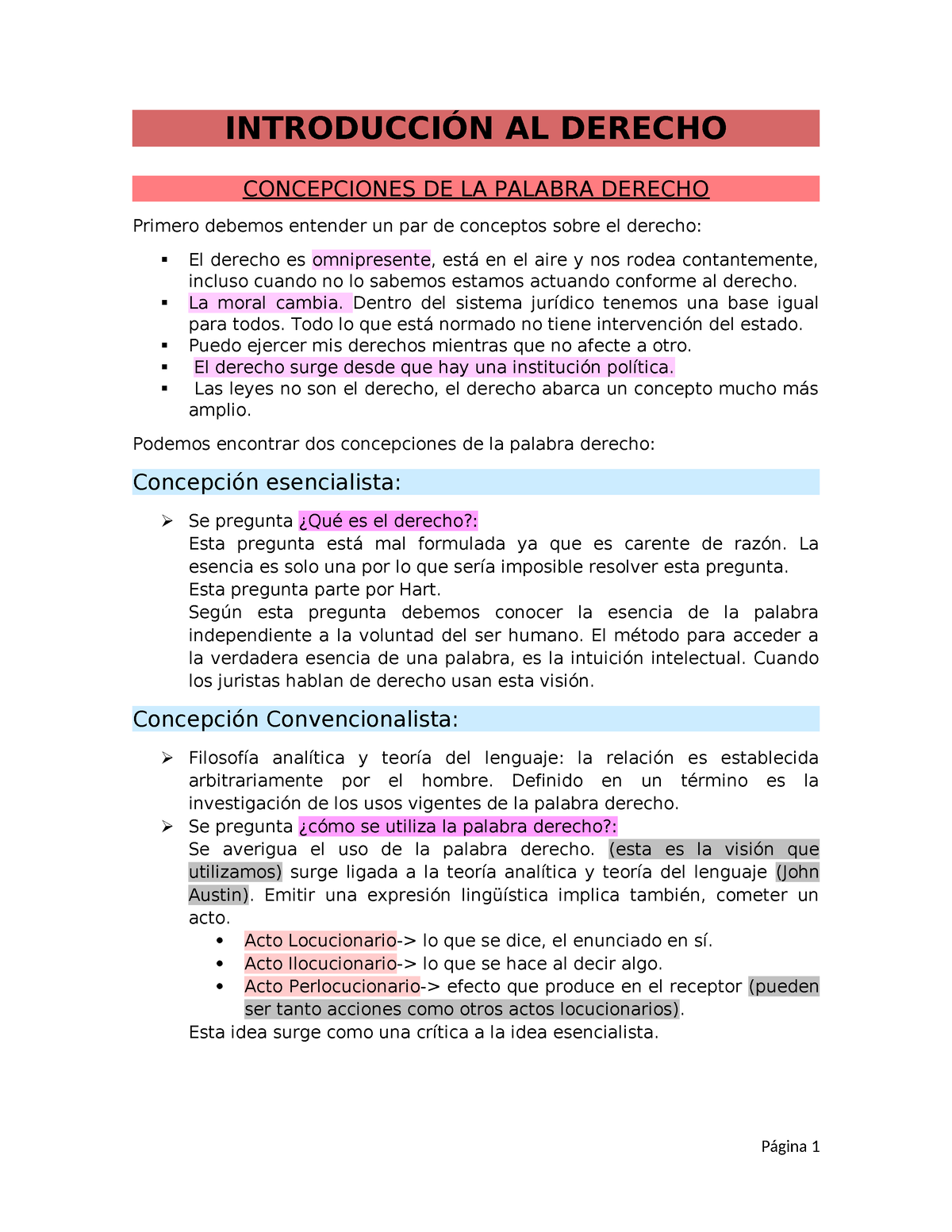 Introducción Al Derecho Apunte Final IntroducciÓn Al Derecho