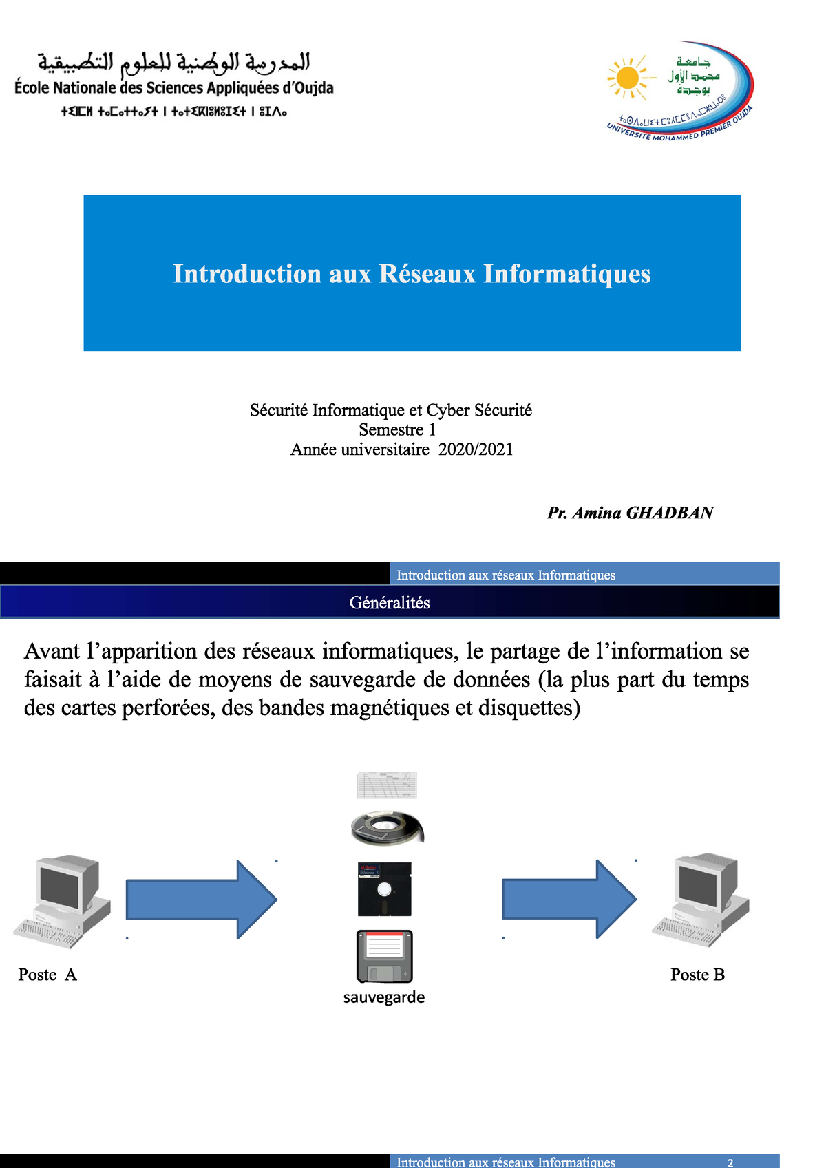 Introduction Aux Réseaux Informatiques Réseaux Informatiques Et