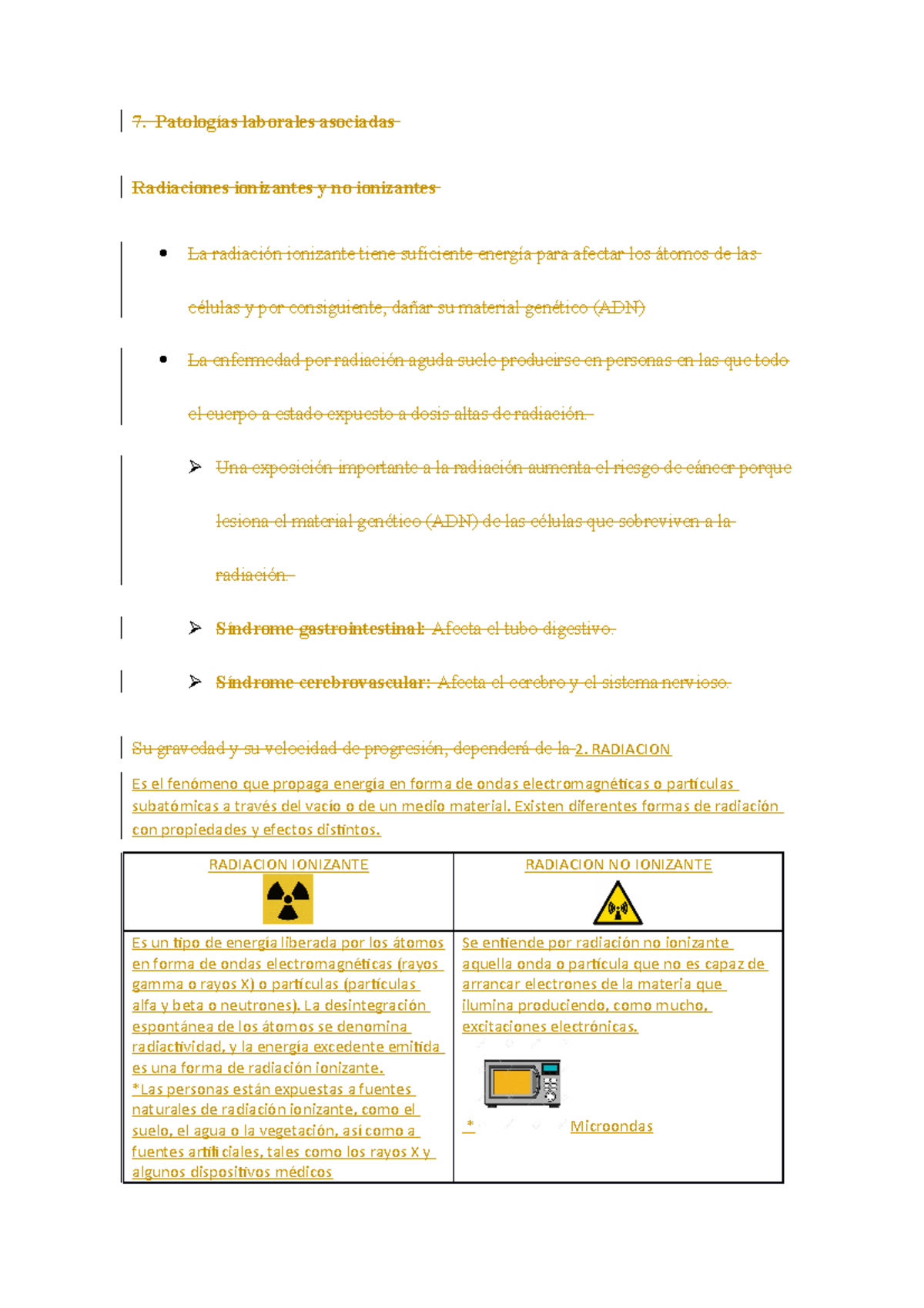 Radiaciones Ionizantes Y No Ionizantes 7 Patologías Laborales