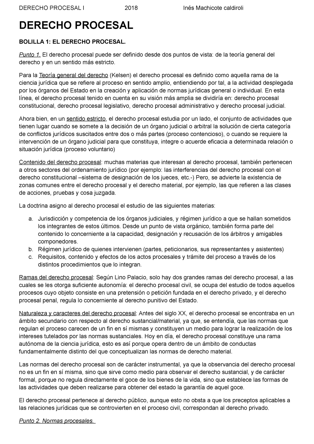 Bolilla 1 2 Y 3 Procesal Civil Derecho Procesal Bolilla 1 El