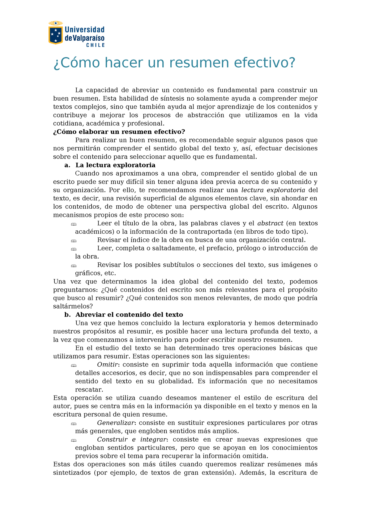 Cómo Elaborar Resumen ¿cómo Hacer Un Resumen Efectivo La Capacidad