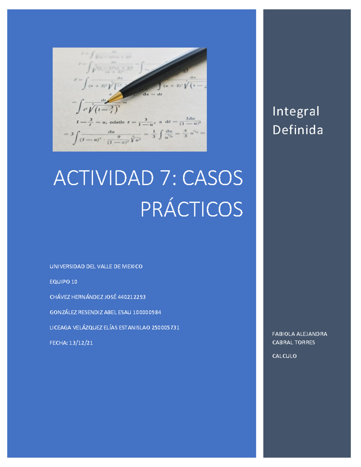 Actividad 7 Casos Practicos Actividad 7 Casos PrÁcticos Universidad