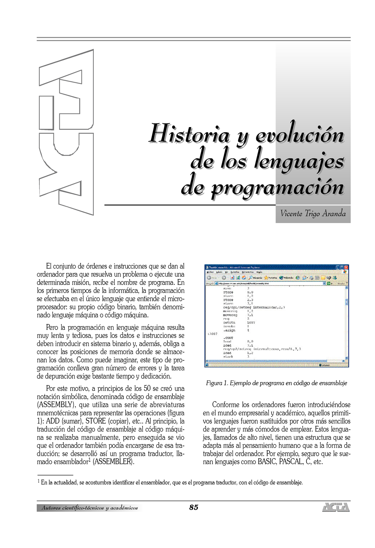 3historia Y Evolucion De Los Lenguajes De Programacion El Conjunto