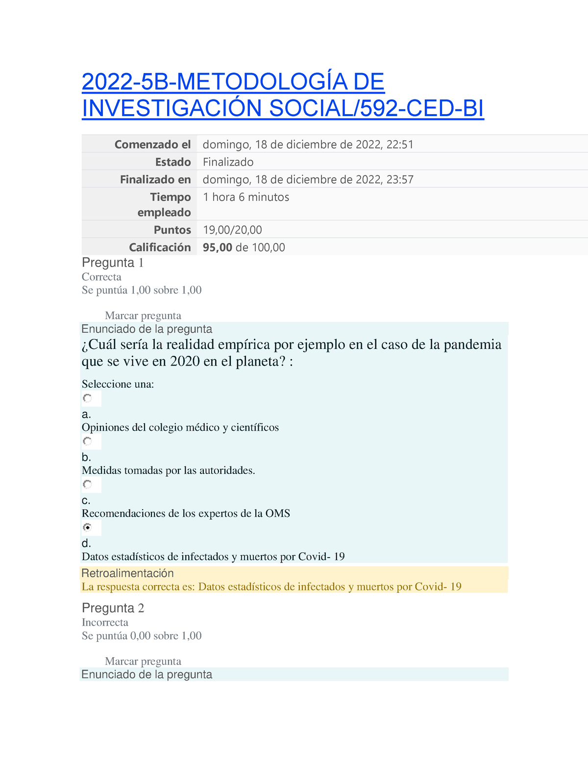 Prueba 1 Metodologia De La Investigacion Social 2022 5b MetodologÍa