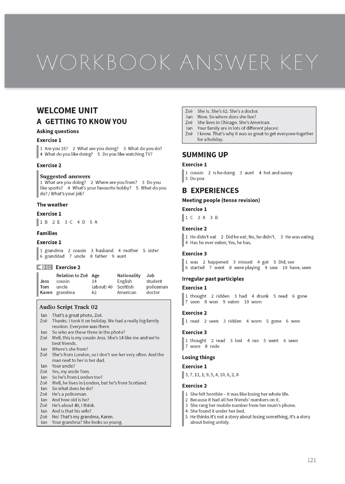 Think Level 2 Workbook Answer Key Ucles 2017 Studocu