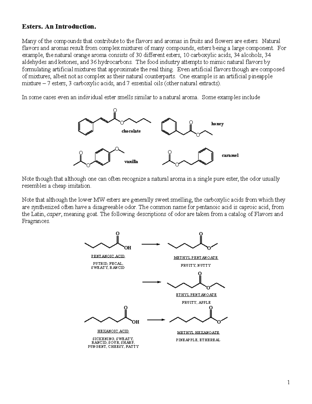 Ester Chemistry Libretexts