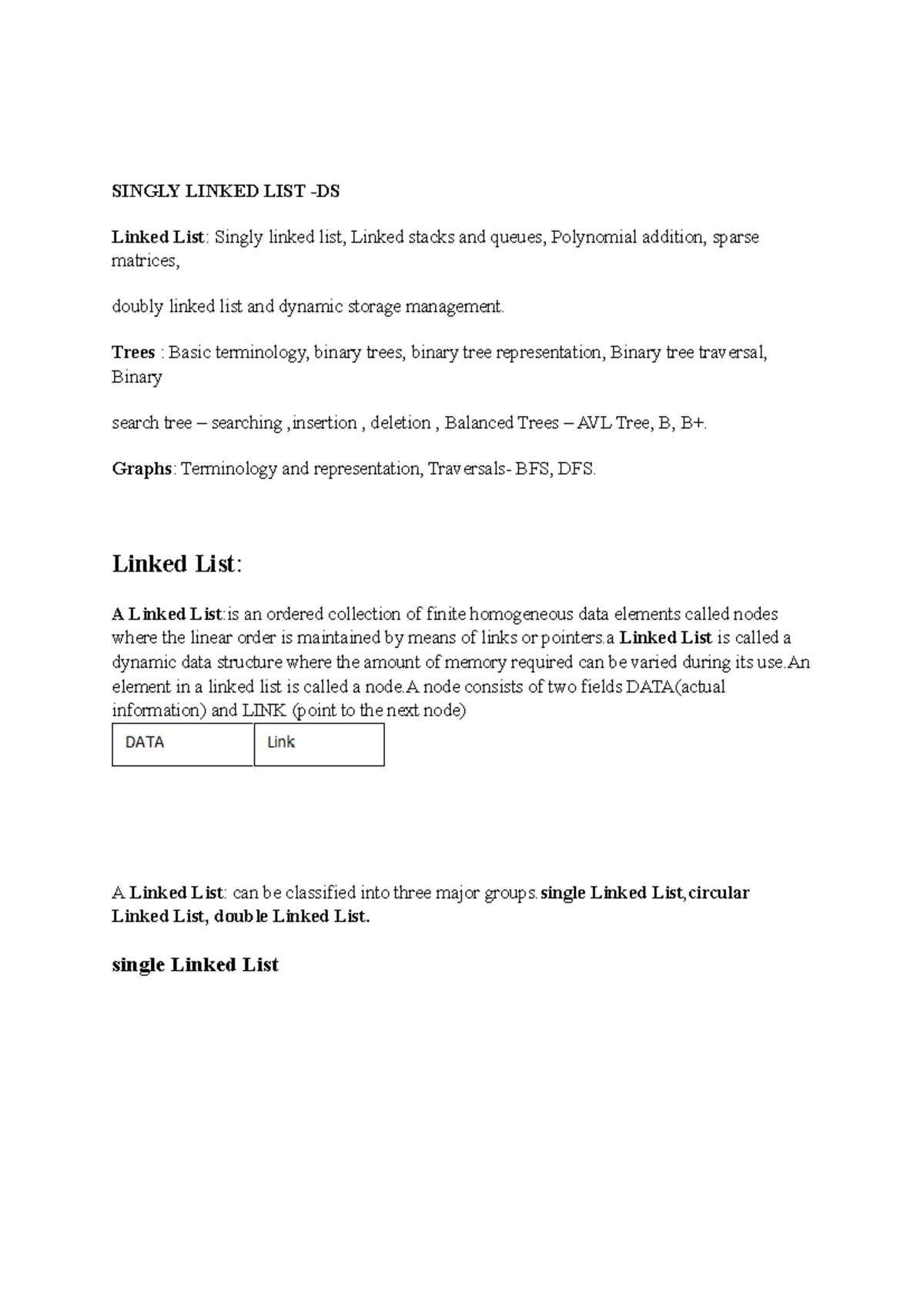 Singly Linked List Singly Linked List Ds Linked List Singly Linked