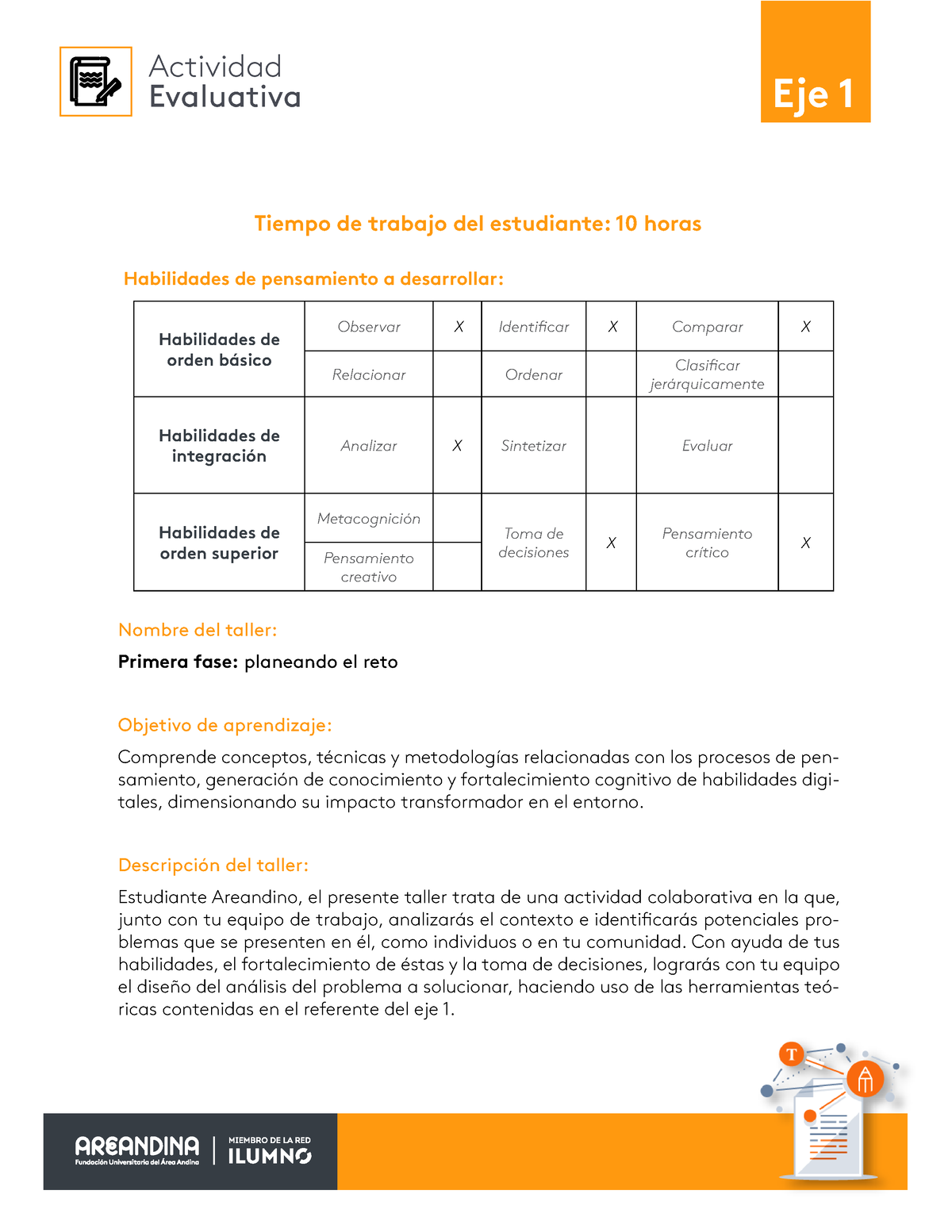 Actividad Evaluativa Eje 1 Evaluativa Tiempo De Trabajo Del