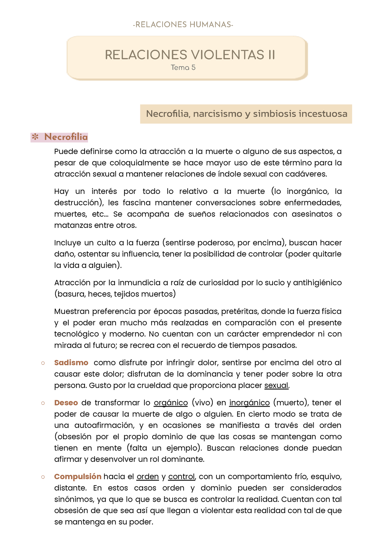 Relaciones Tema 5 Pt Ii 1 Relaciones Humanas Relaciones Violentas