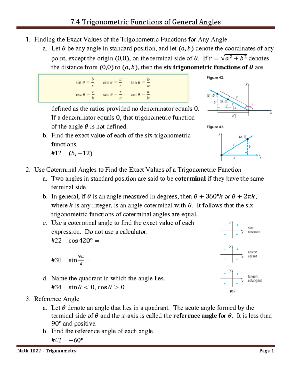 7 4 Trigonometric Functions Of General Angles 181224 7 Trigonometric