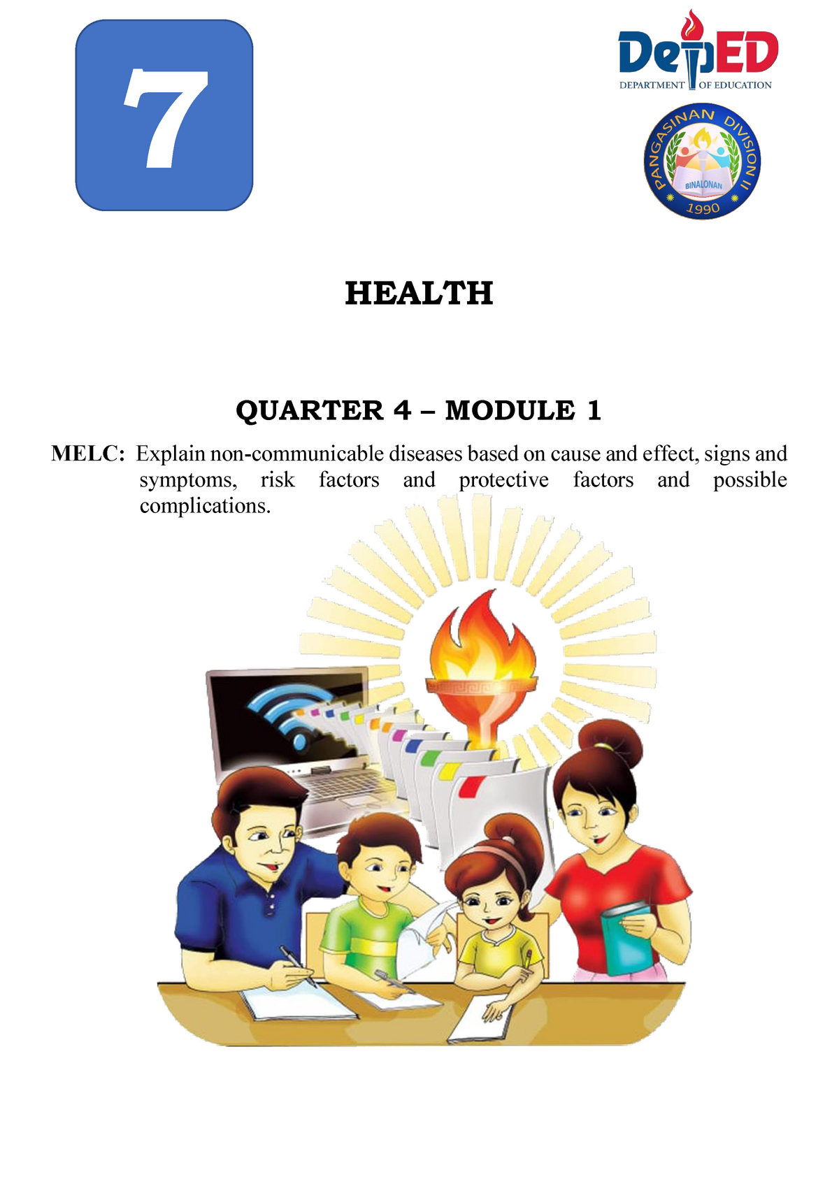 Secondary Health 7 Q4 Module 1 Health Quarter 4 Module 1 Melc