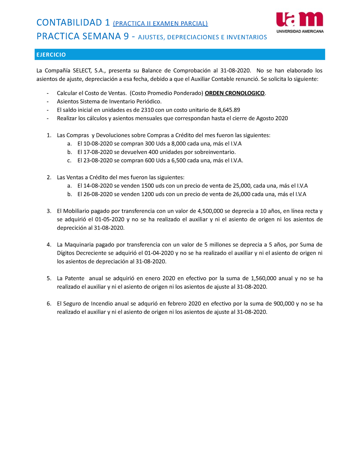 Practica Segundo Examen Parcial Contabilidad De Costos Studocu Hot