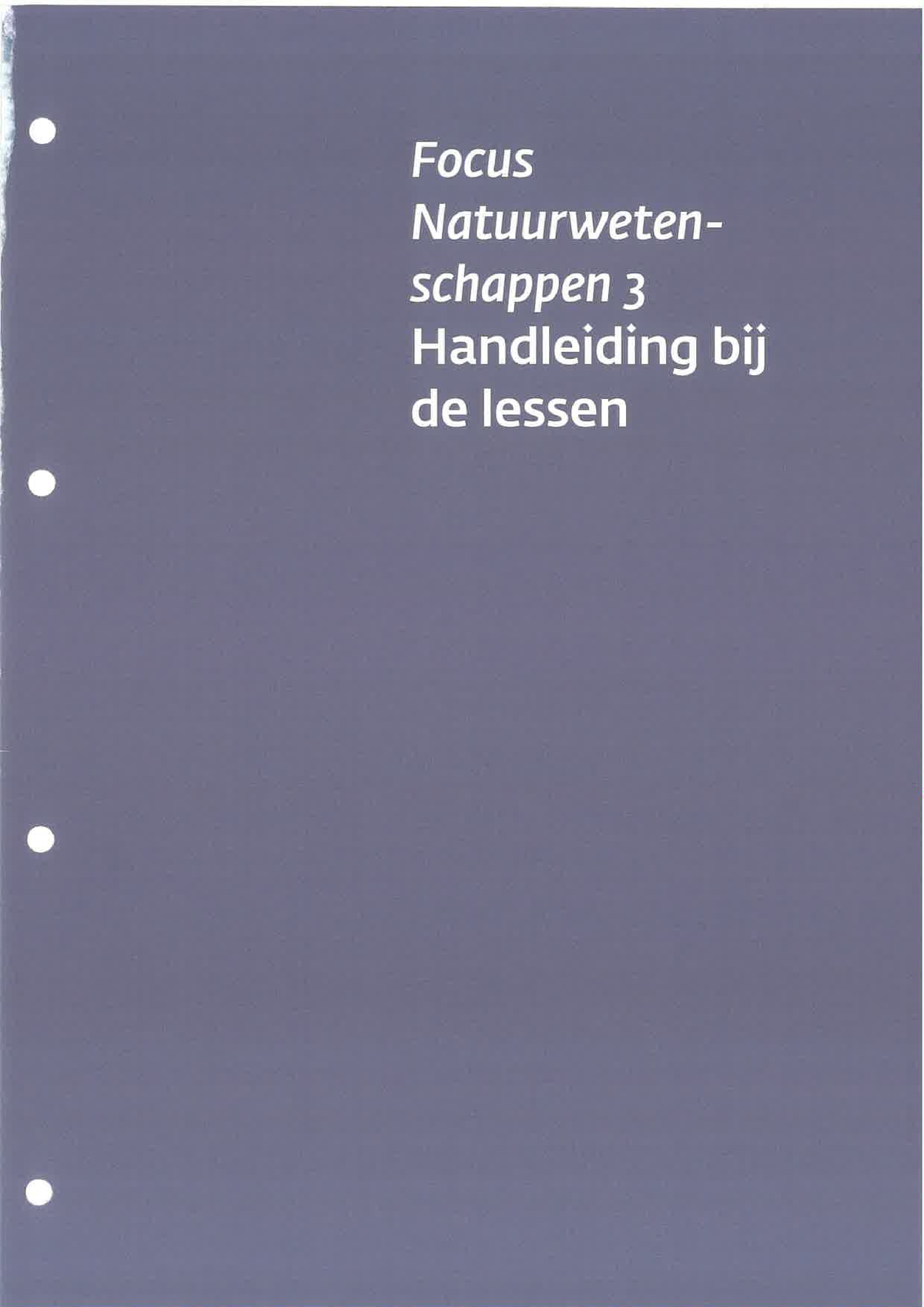 H0 Inhoudstafel Cursusmateriaal Inleiding Tot De