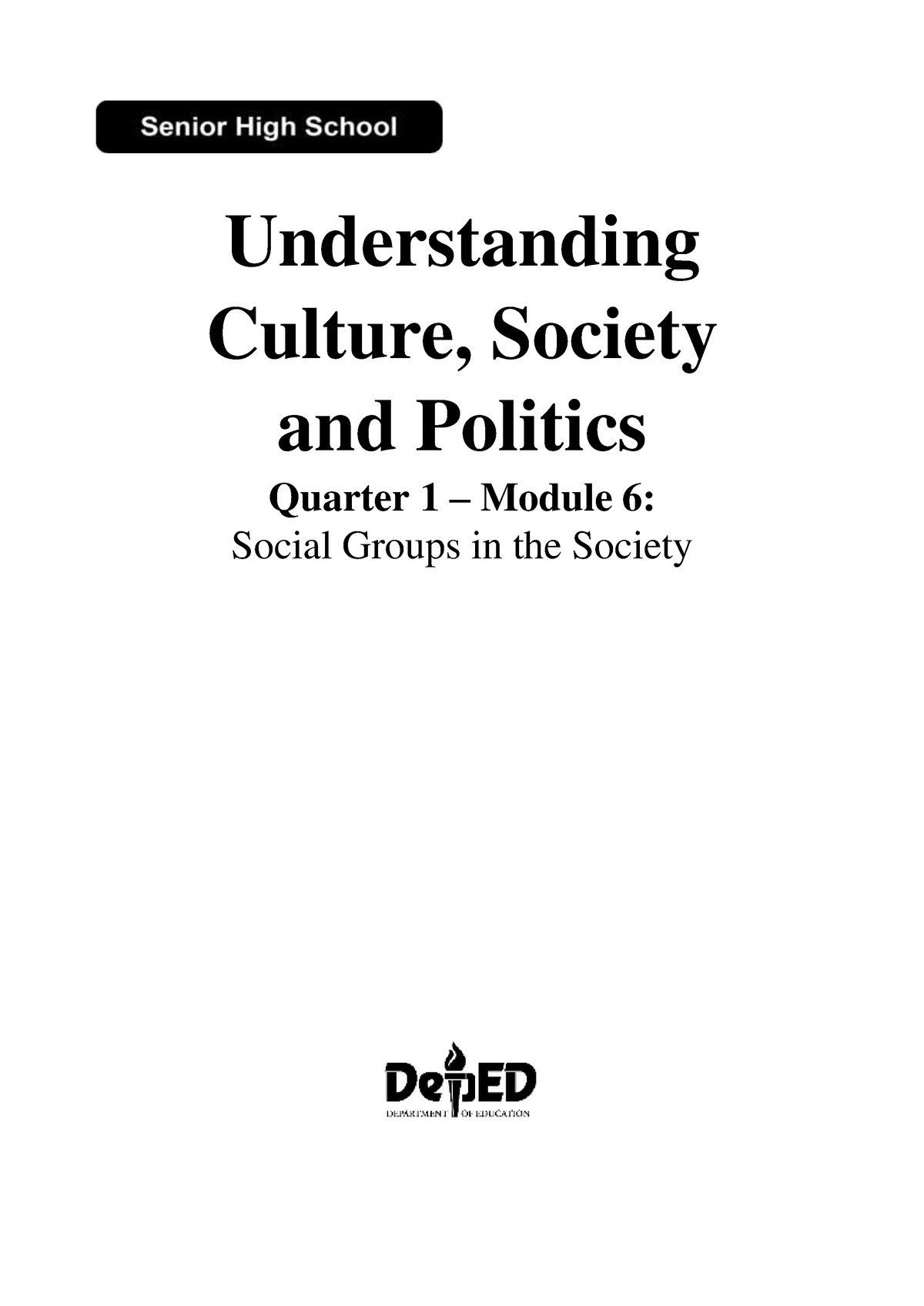 Ucsp Q1 M6 Final Converted Edited Understanding Culture Society And